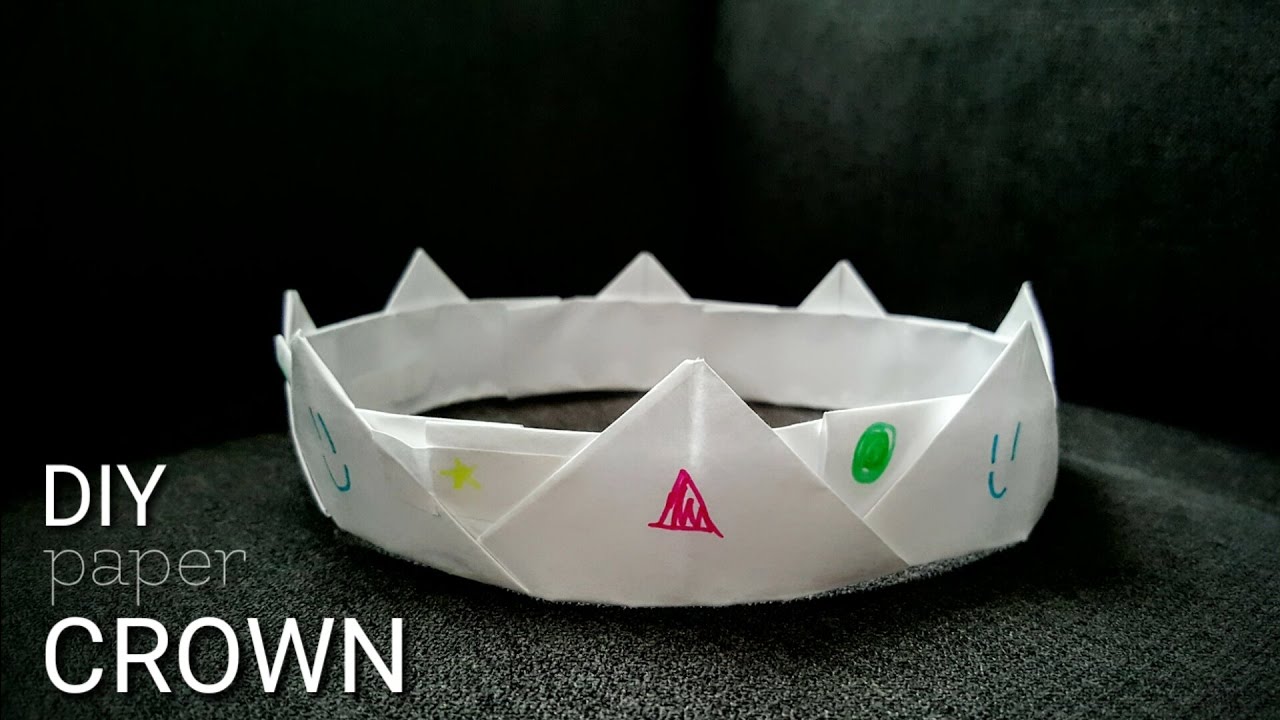 HOW TO MAKE ORIGAMI PAPER CROWN DIY YouTube HOW TO MAKE ORIGAMI PAPER CROWN DIY YouTube