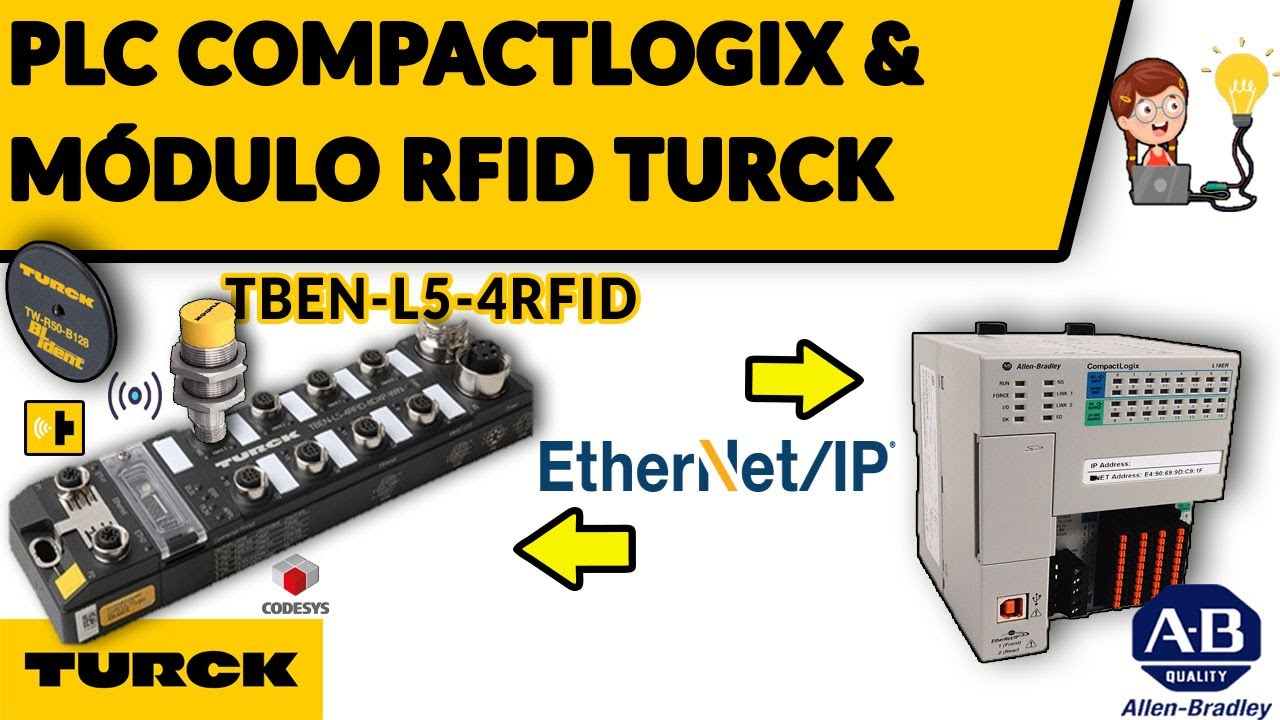 🟡 COMUNICAR COMPACTLOGIX & TBEN-L5-4RFID // MÓDULO RFID TURCK - YouTube