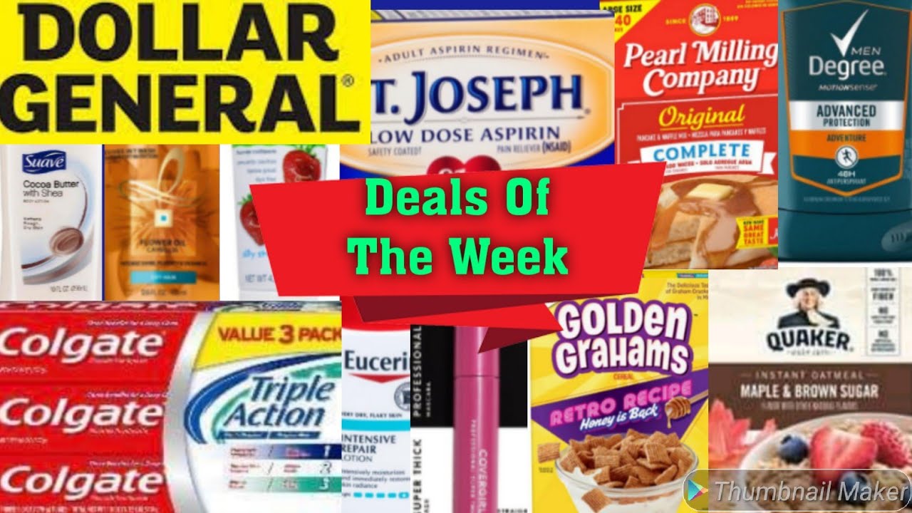 Dollar General Freebie! Best deals of the week coupon matchups August ...