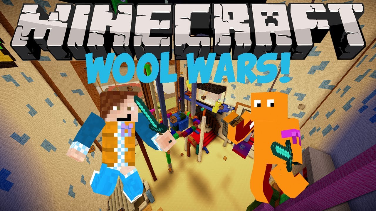 Minecraft: Wool Wars Mini-Game #3! - YouTube
