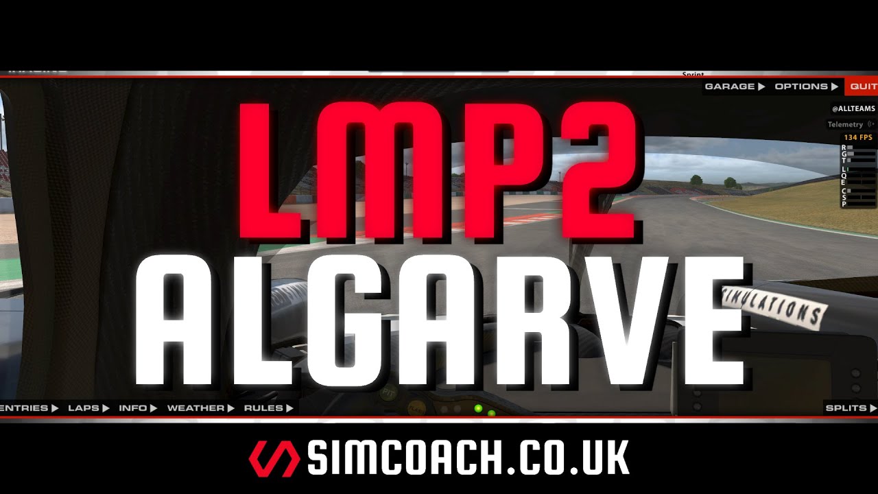 SimCoach (Sacha Lehmann) - LMP2 Algarve - YouTube