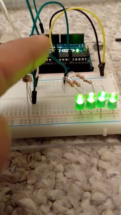 Night lamp circuit using Arduino - YouTube
