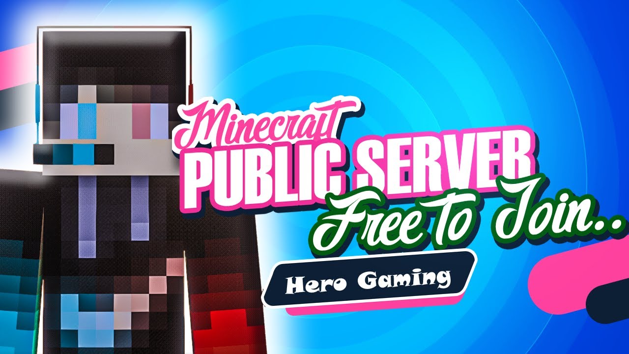Minecraft Public Server - Free to join - Tlauncher - Java edition - YouTube