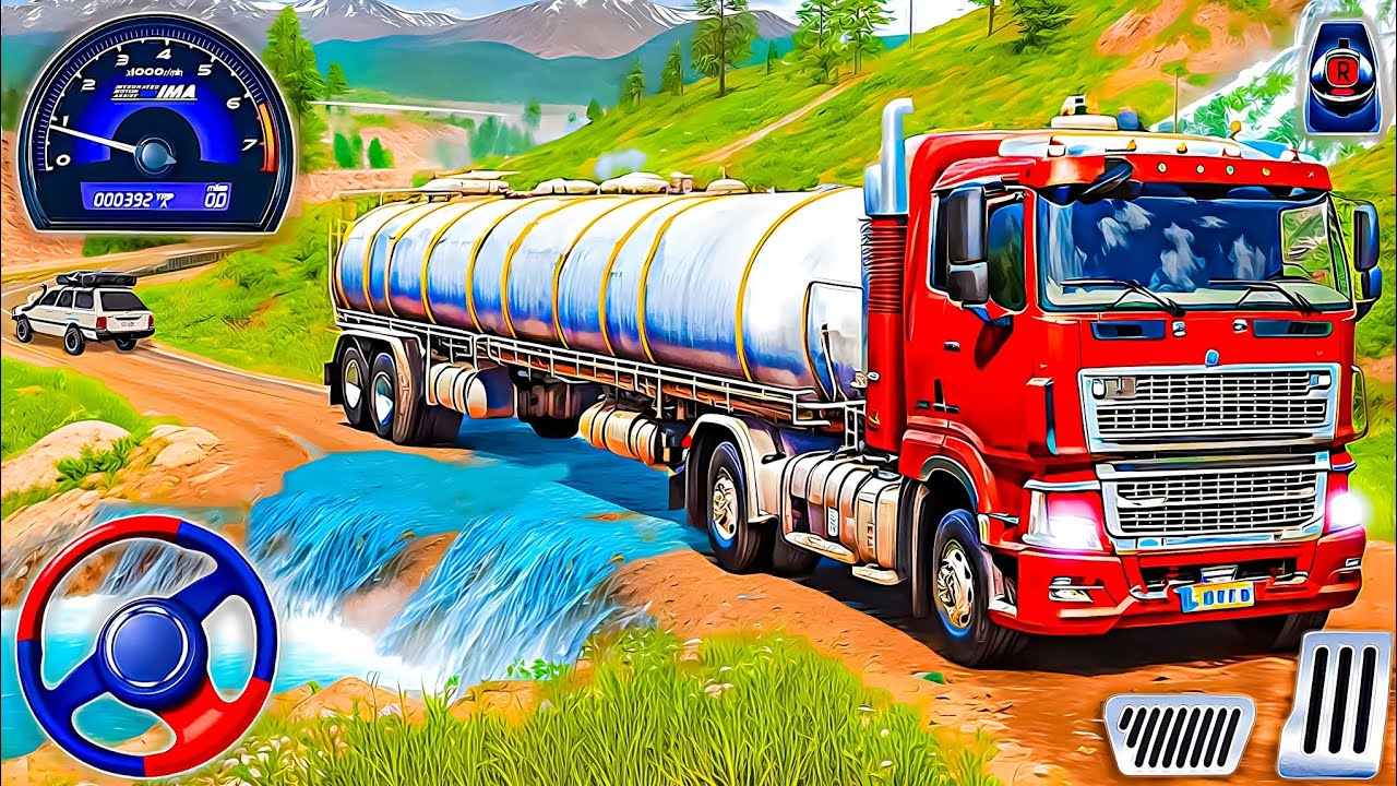 Oil Tanker Transport Driving Simulator 3D - Heavy Cargo Transport Truck ...