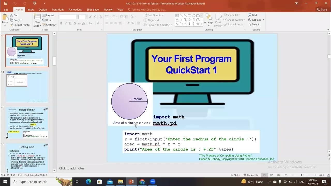 CS-110 lecture 3 (Chapter 1) 13/3/2023 - YouTube