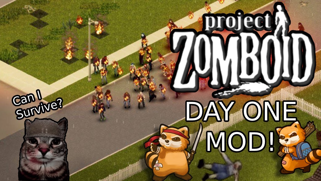 Surviving the Day One Mod! | Project Zomboid | #mrseguni #RogueEnergy # ...
