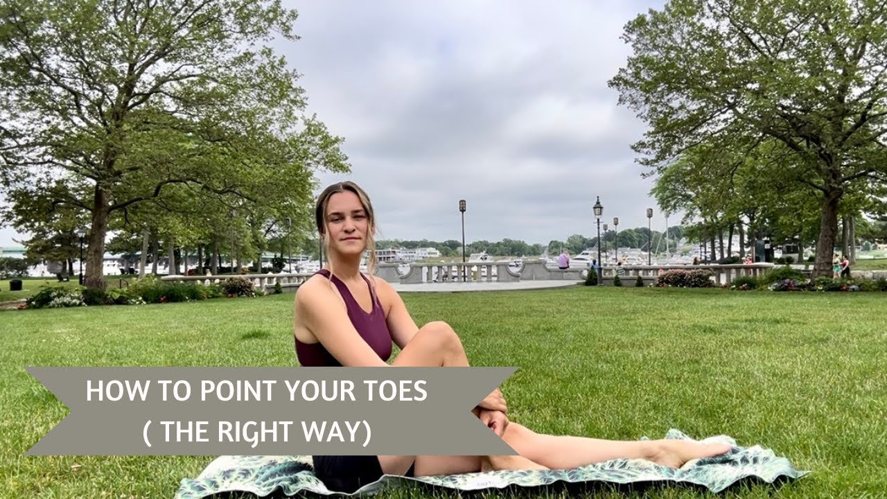 How to Point your toes in dance | Brielle's Ballroom Edit - YouTube