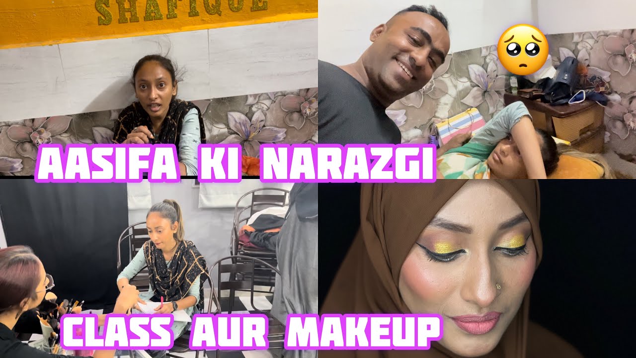 KHUDKO KIYE MAKEUP KYA AYA RESULT💃 || AASIFA KI NARAZGI😭 || # ...