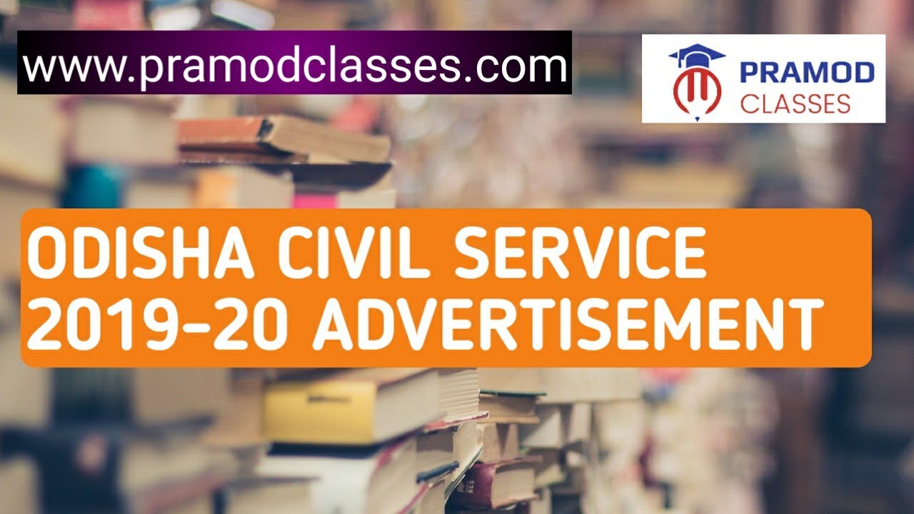 Odisha civil service advertisement 2019-20 - YouTube