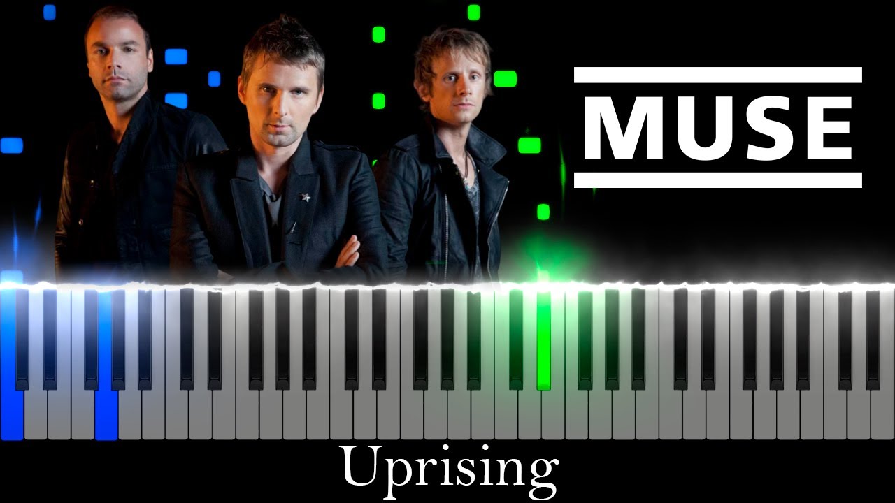 Uprising - MUSE (Visual Piano Tutorial/Best Version) - YouTube