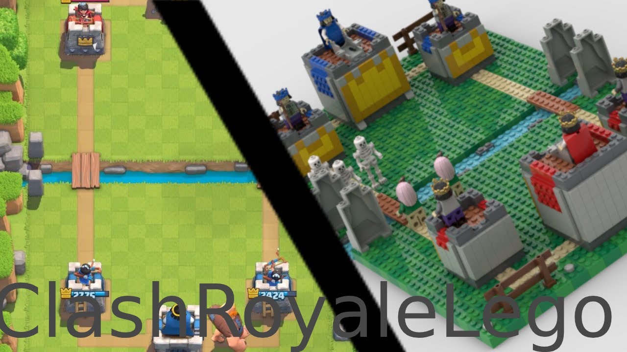 How I Made Clash Royale Training In Lego! - YouTube
