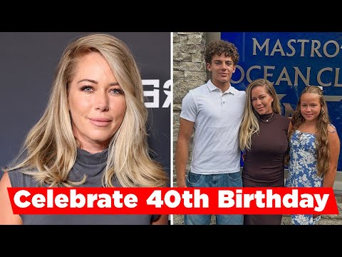 Kendra Wilkinson Celebrates Her 40th Birthday With Kids Hank And Alijah