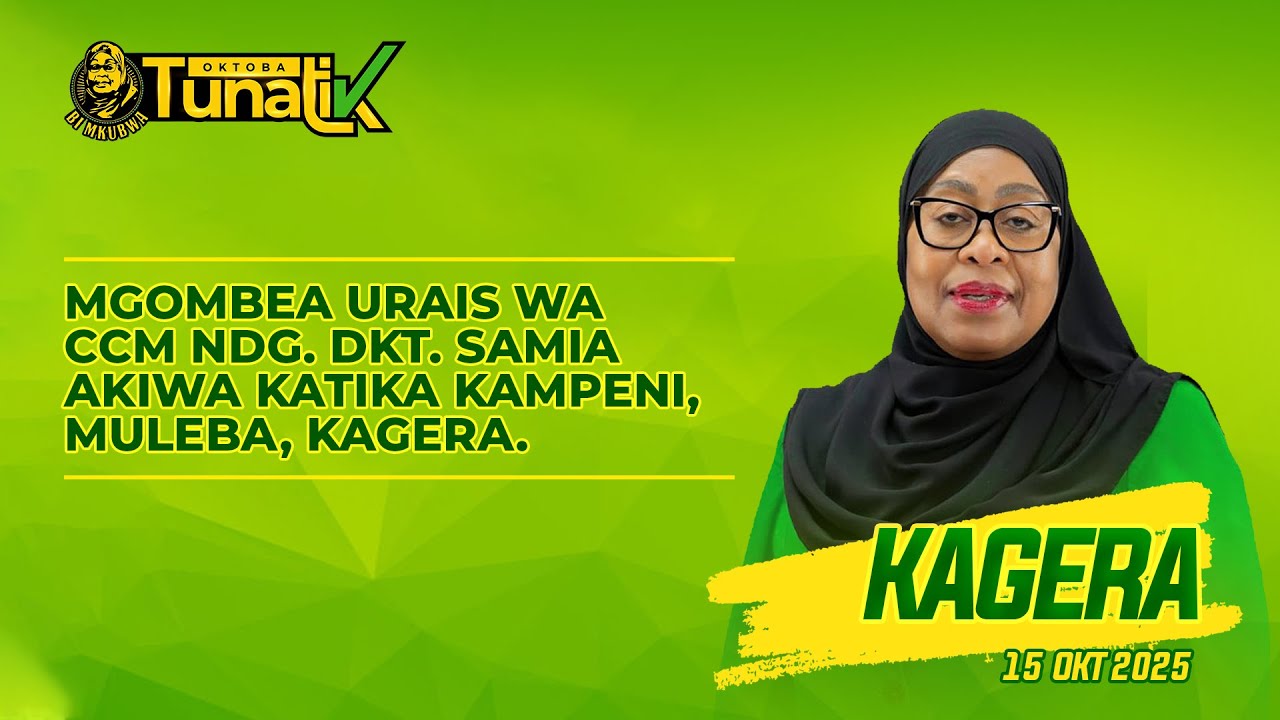 MGOMBEA URAIS WA CCM NDG. DKT. SAMIA AKIWA KATIKA KAMPENI MULEBA ...