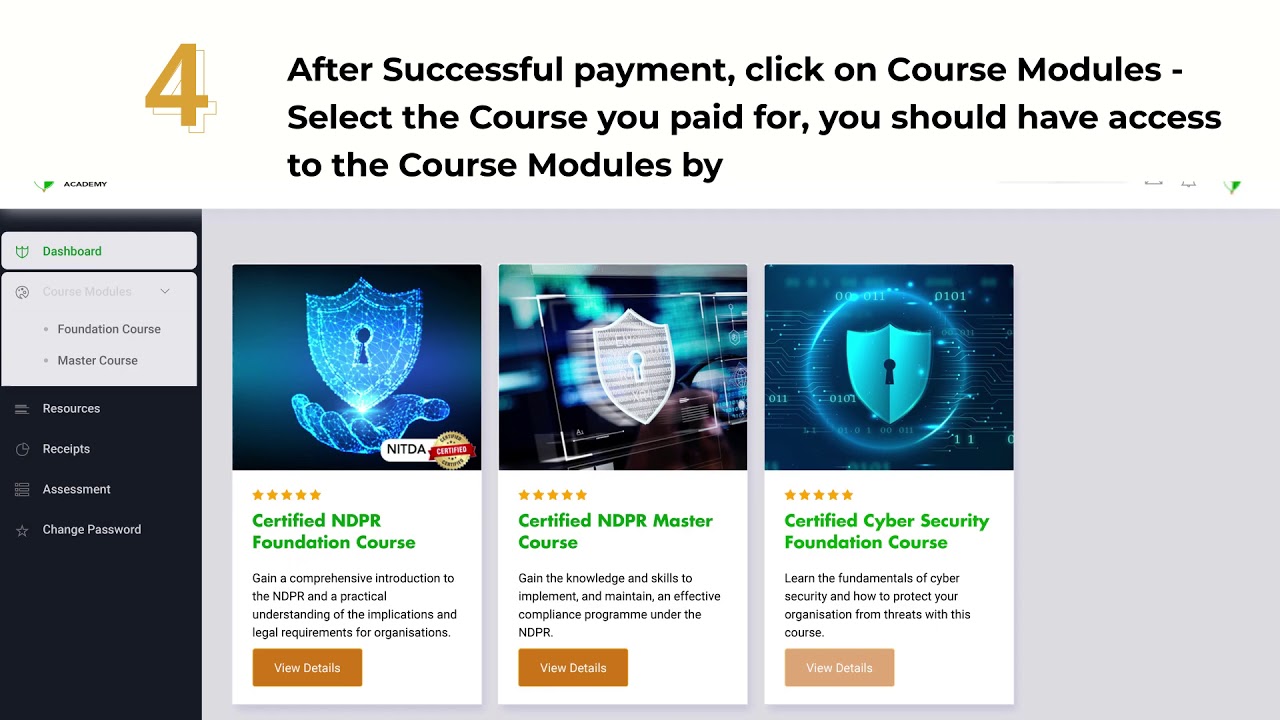 How to register on NDPR Academy Website - YouTube