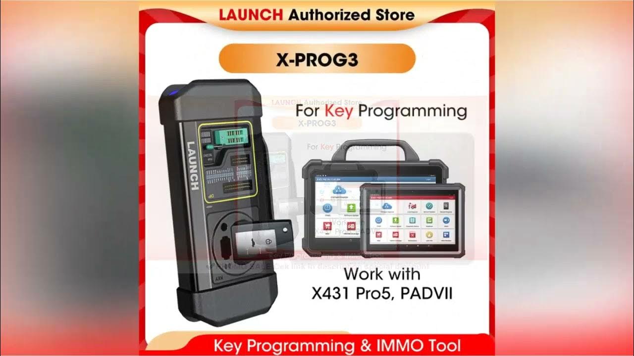 LAUNCH X431 X-PROG 3 Car Key Programmer Obd2 Scanner XPROG3 Immobilizer ...