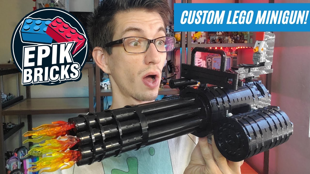 I Built a LEGO Minigun (LIVE recap) - YouTube