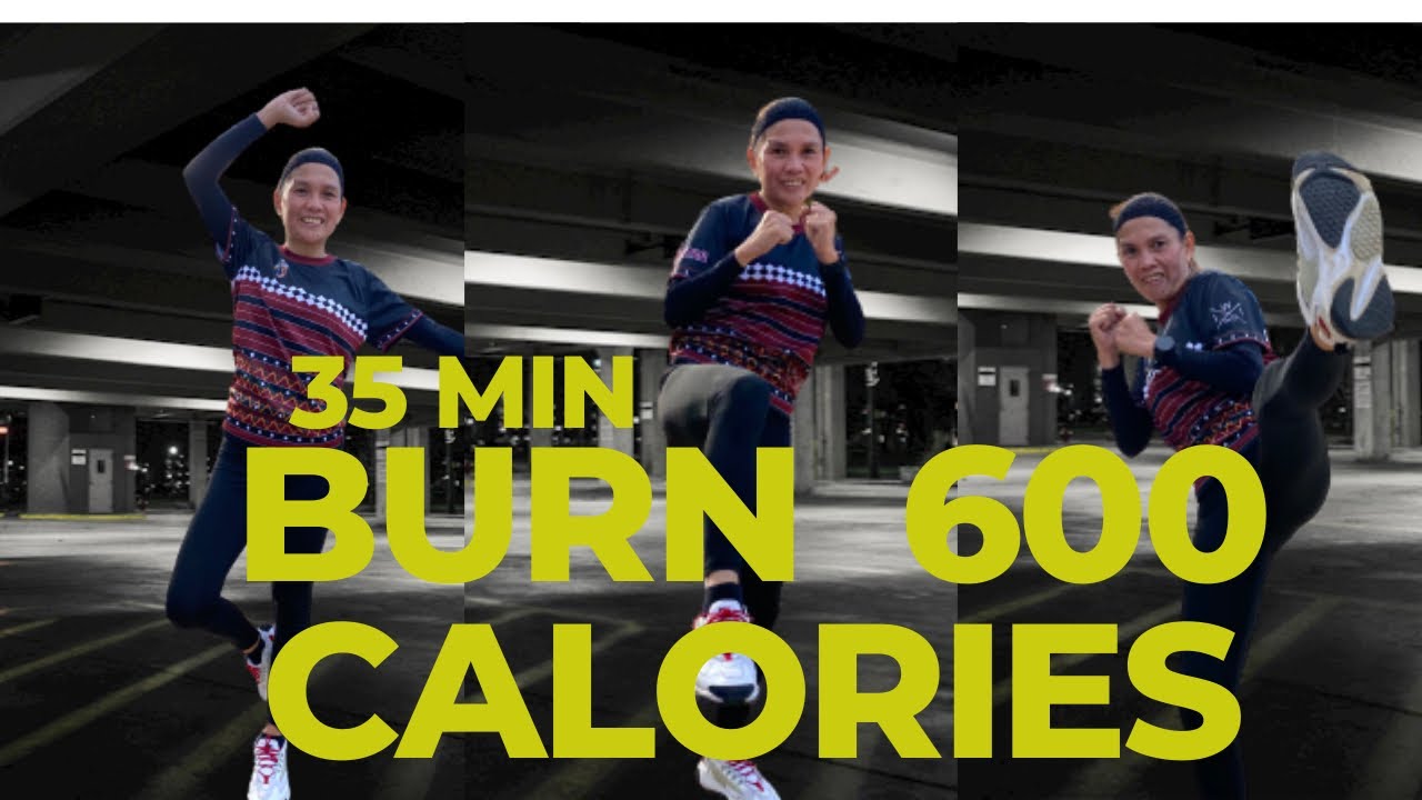 BURN 600 CALORIES with this 35 min. full body cardio workout ( no ...
