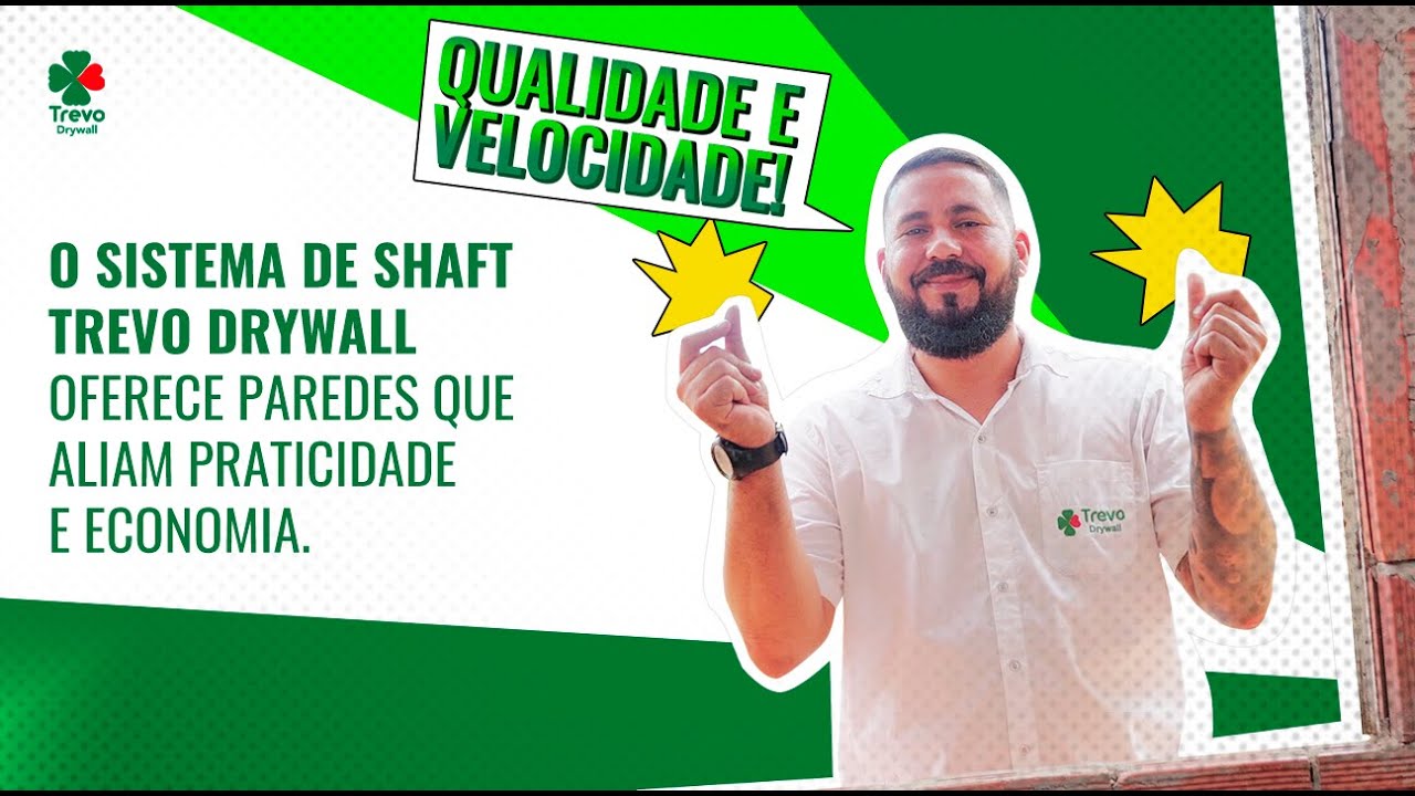 Transforme sua obra com o Sistema de Shaft Trevo Drywall - YouTube