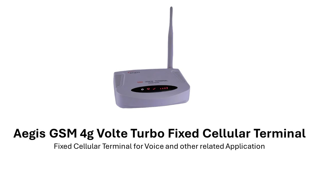 Aegis 4G Volte Turbo FCT Device - Fixed Cellular Terminal - YouTube