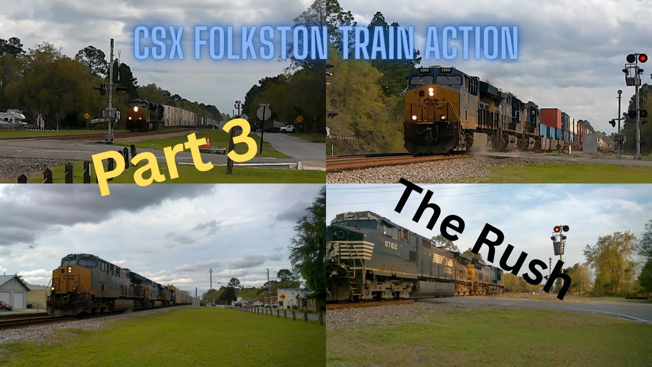 CSX Folkston Train Action: Part 3 The Rush - YouTube