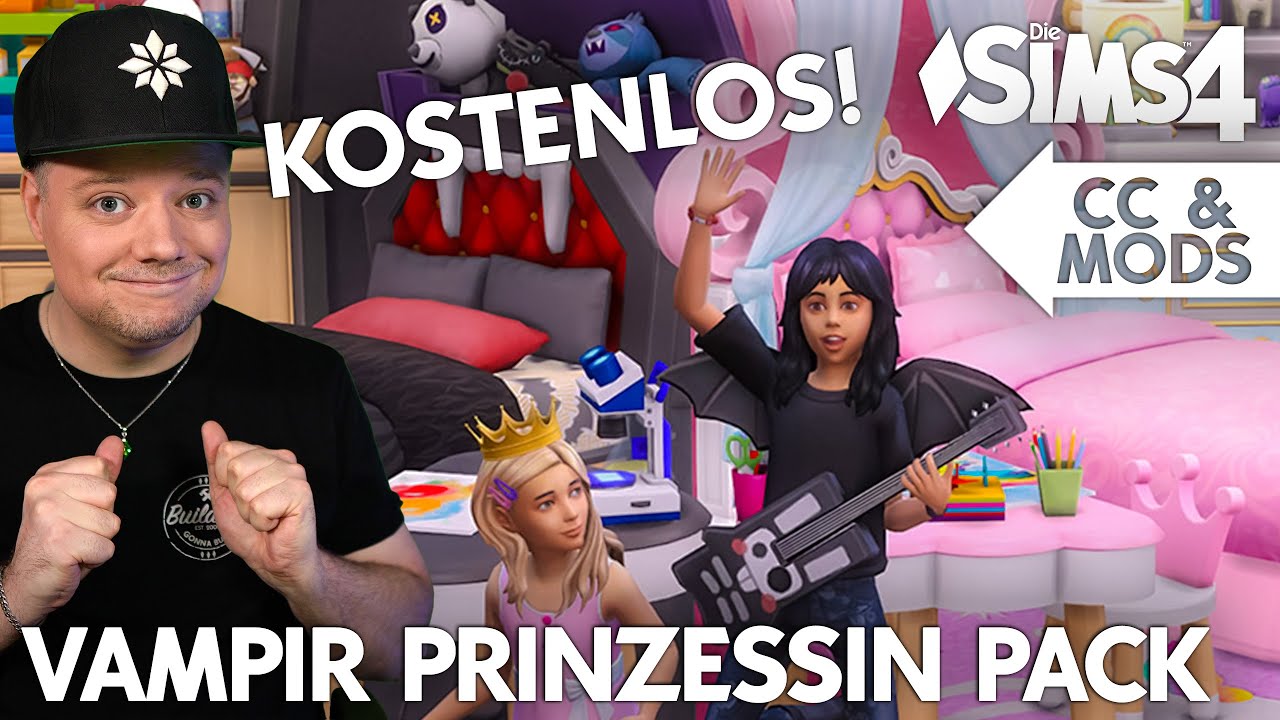 Kinderzimmer Pack! 👸🧛🏻‍♀️ Vampir & Prinzessin CC Pack für Die Sims 4 ...