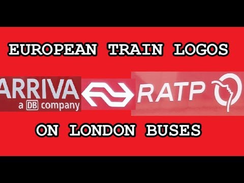 European Train Logos on London Buses - CAMT054 - YouTube