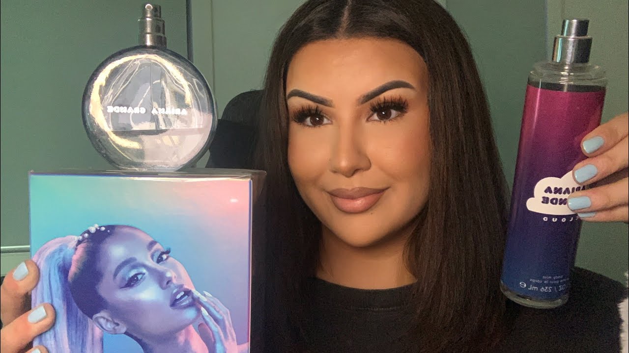 ASMR Fragrance Collection | Ariana Grande Cloud | Glass Tapping, Whisper Ramble, Liquid Sounds ...