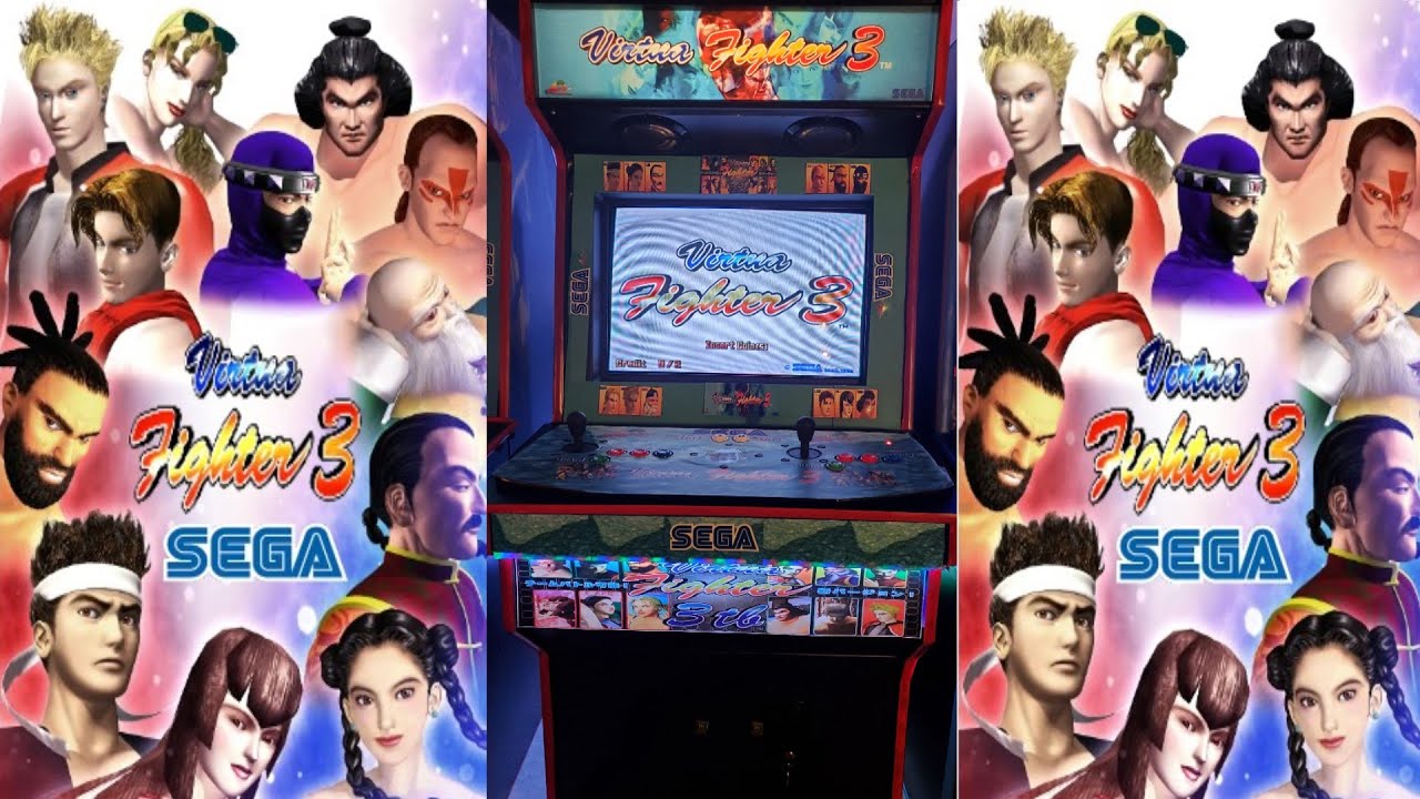 Virtua Fighter 3 Arcade(1993) Sega Model 3: Sarah, Jacky, Taka, Kage, Pai Gameplay - YouTube