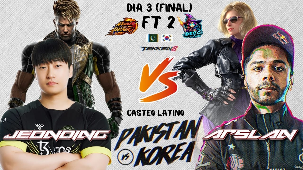 JEONDING (KOR) VS ARSLAN (PAK) KOREA VS PAKISTAN (DIA 3) TEKKEN 8 - YouTube