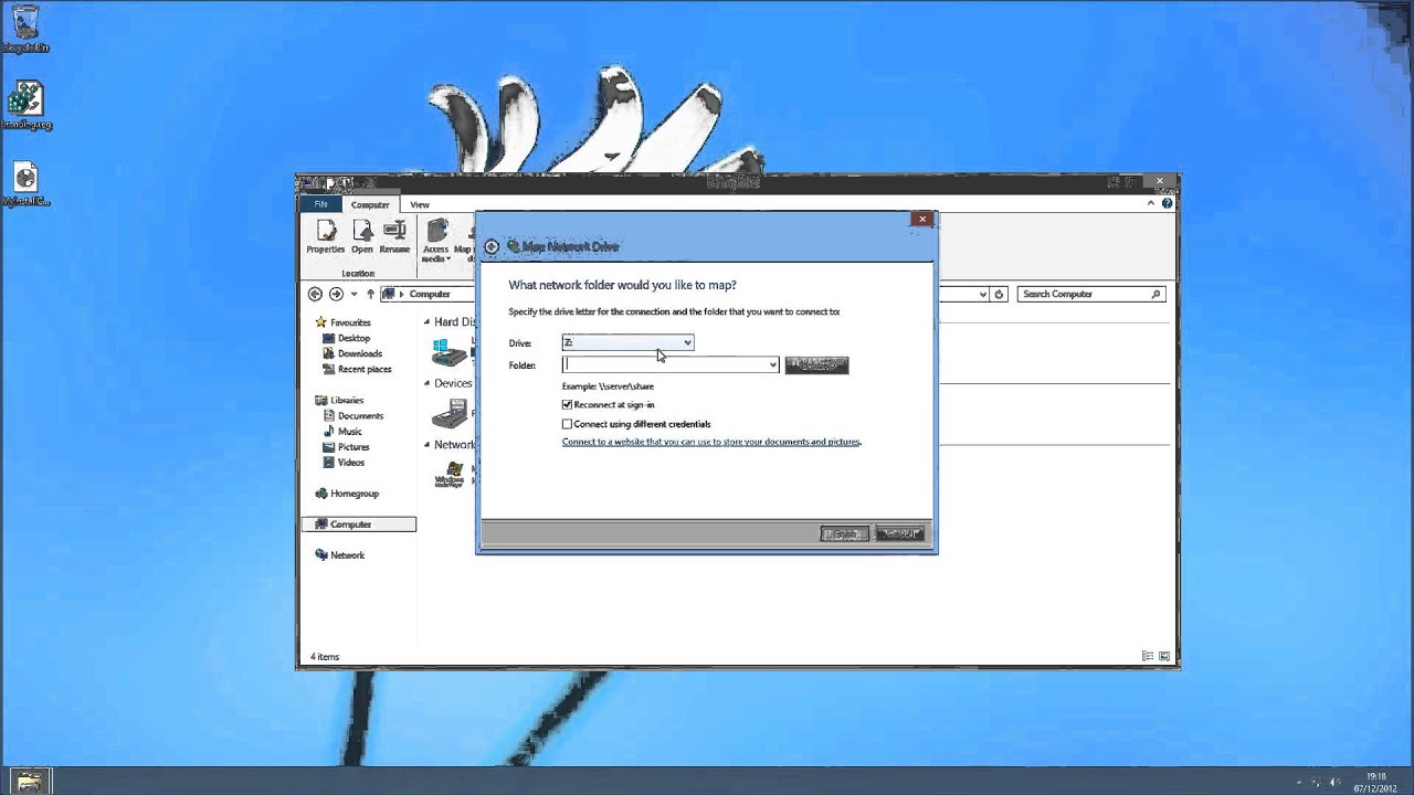 Adding a Network Map / Drive on Windows 8 [HD][How to][Tutorial] 2023 ...