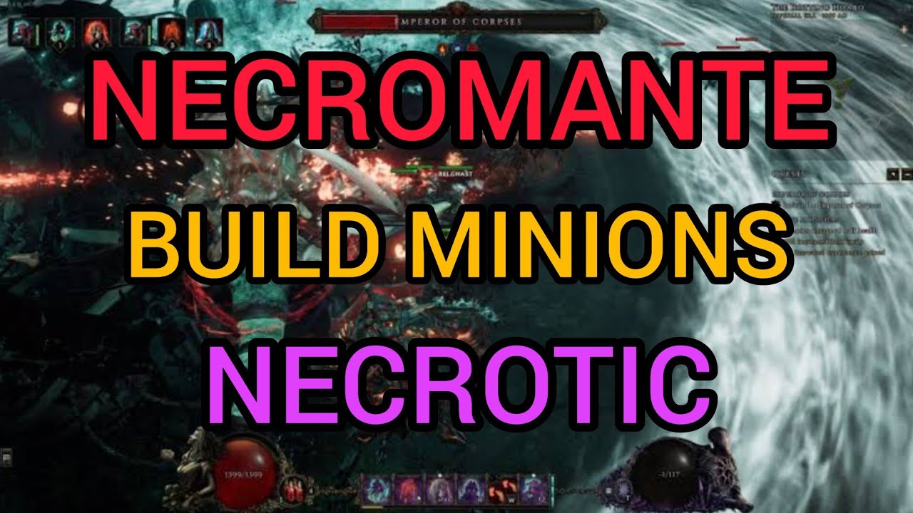 LAST EPOCH: TOP NECROMANCER BUILD MINIONS NECROTIC DAMAGE - YouTube