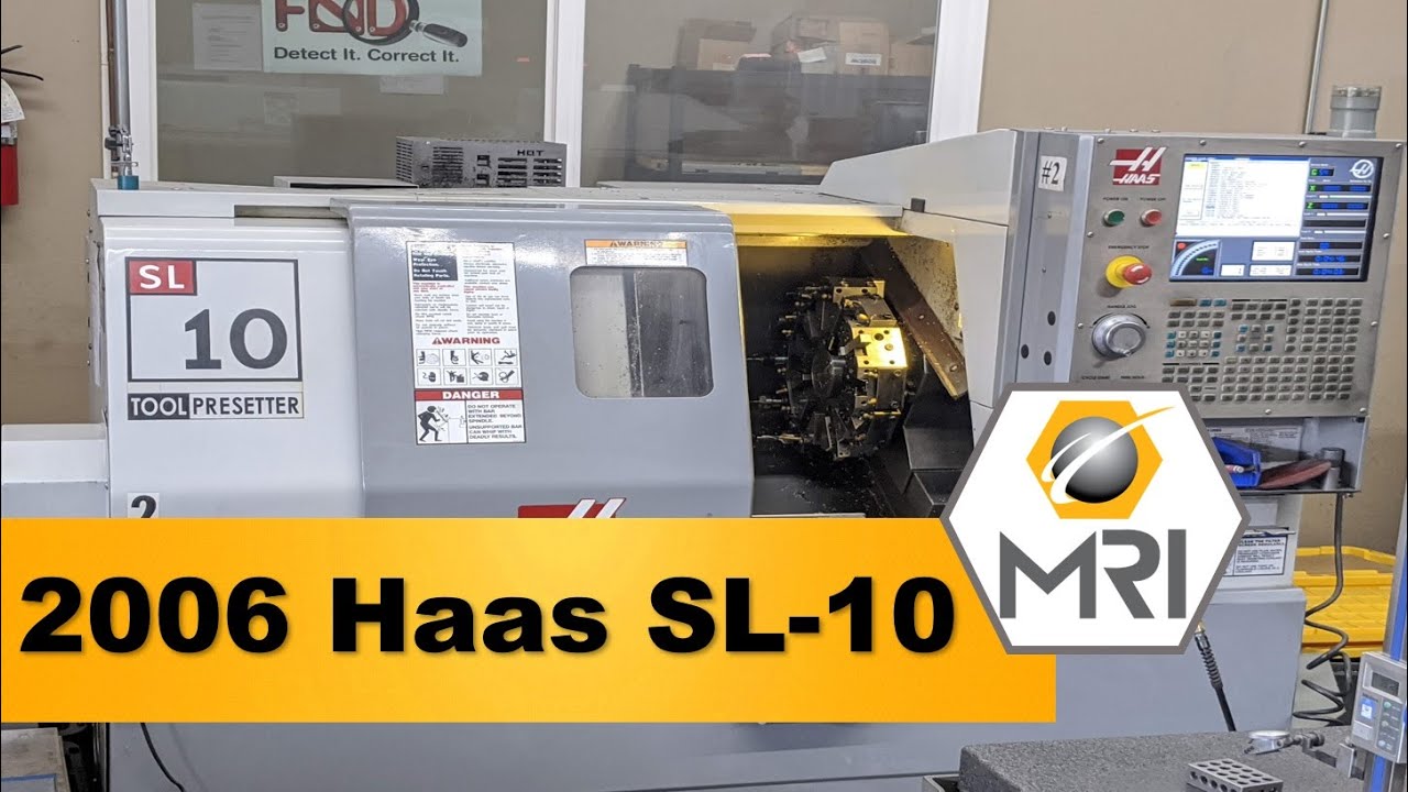 2006 HAAS SL-10 [CNC LATHE] - YouTube