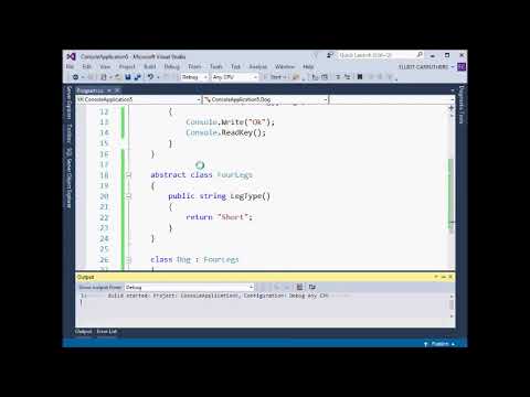 C# Abstract Class - Make Your First Abstract Class - YouTube