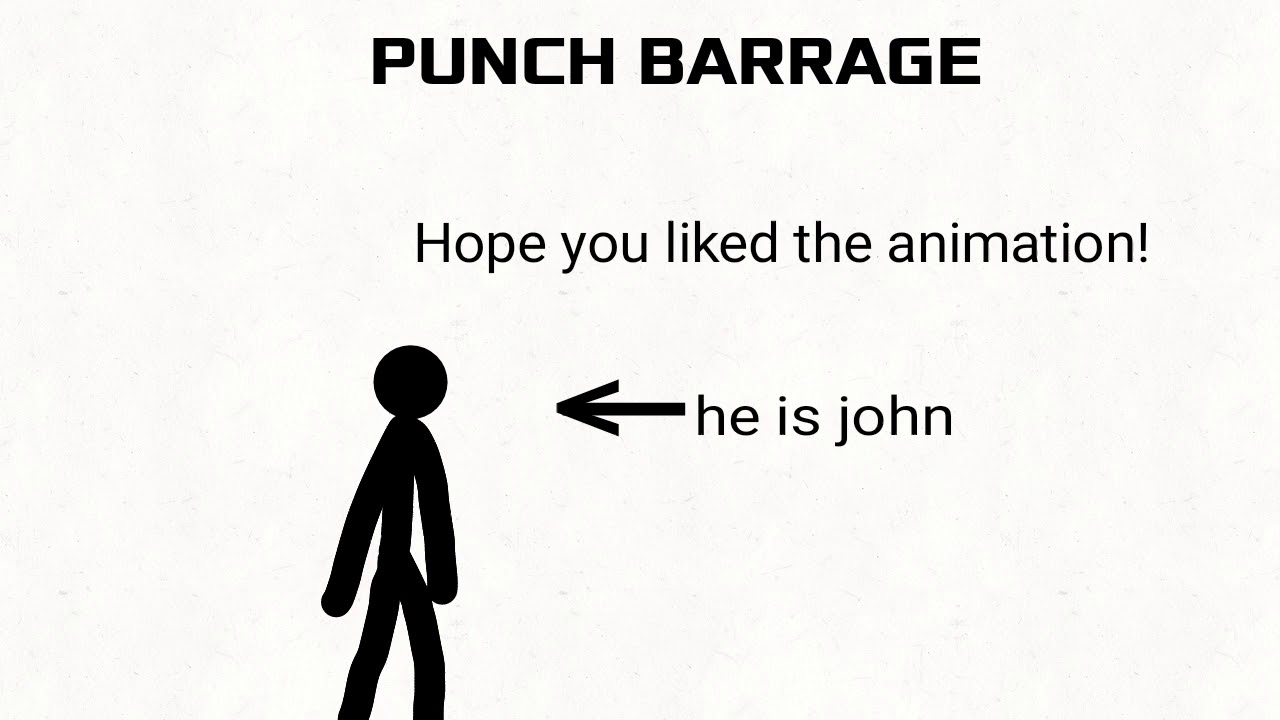 Punch Barrage with John! | FlipaClip - YouTube