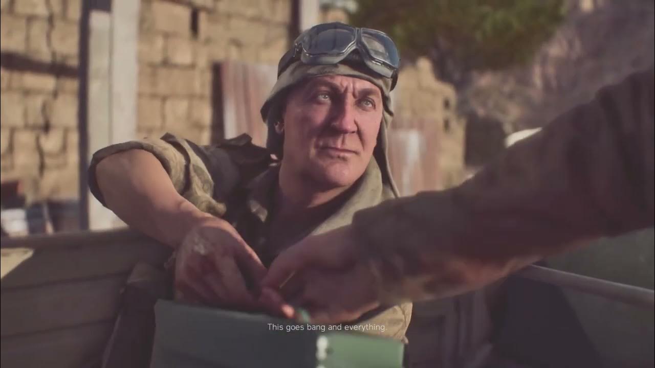 Battlefield V: Mason And Billy Steal A German Car And Kidnap A German Solider Cutscene - YouTube