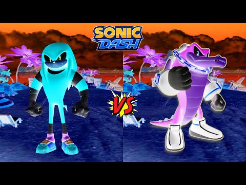 SONIC DASH - GHOST MODE - GHOST KNUCKLES vs GHOST VECTOR SCARY GAMEPLAY ...