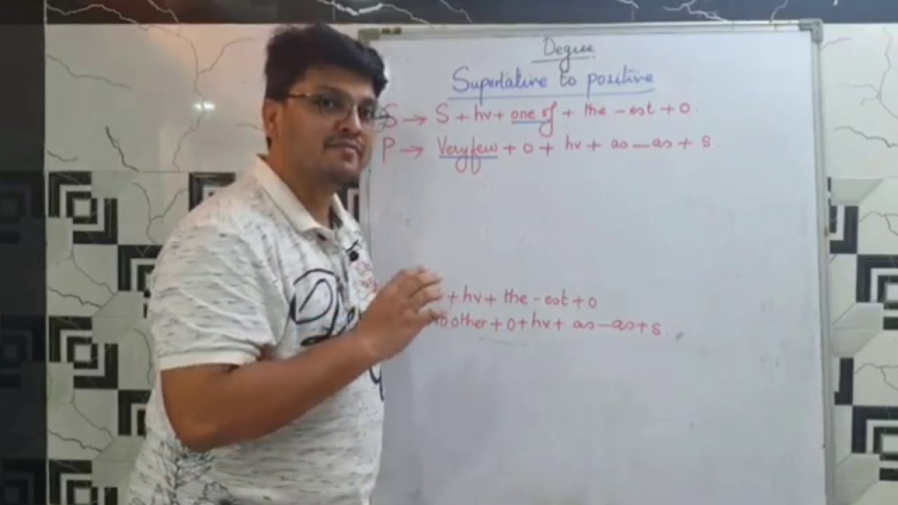 ENGLISH GRAMMAR || DEGREE OF COMPARISON PART 2|| Prof Zuhair Mirza ...