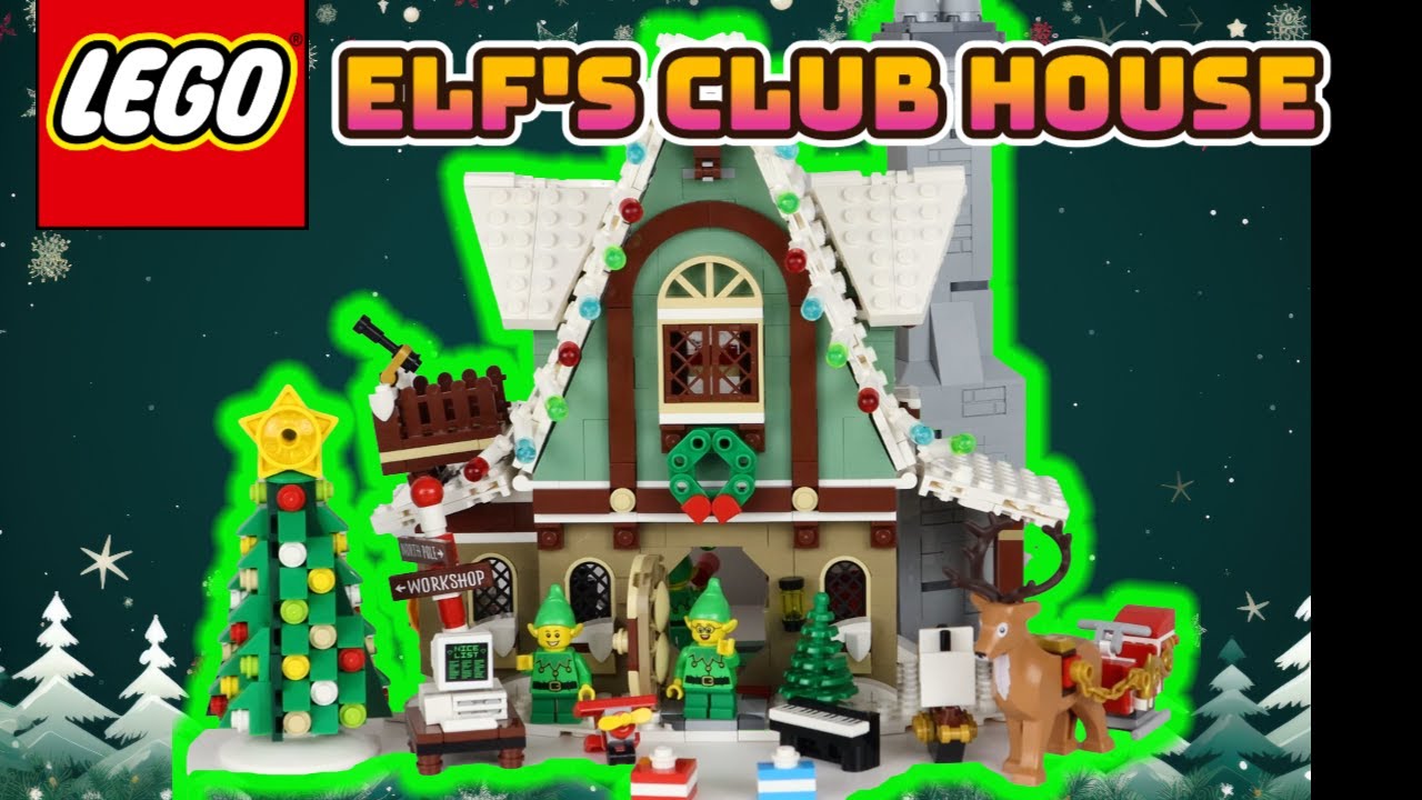 Amazing LEGO Winter Wonderland - Elf's Club house LEGO Icons 10275 ...