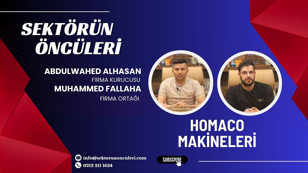 HOMACO MAKİNELERİ - ABDULWAHED ALHASAN / MUHAMMED FALLAHA - YouTube
