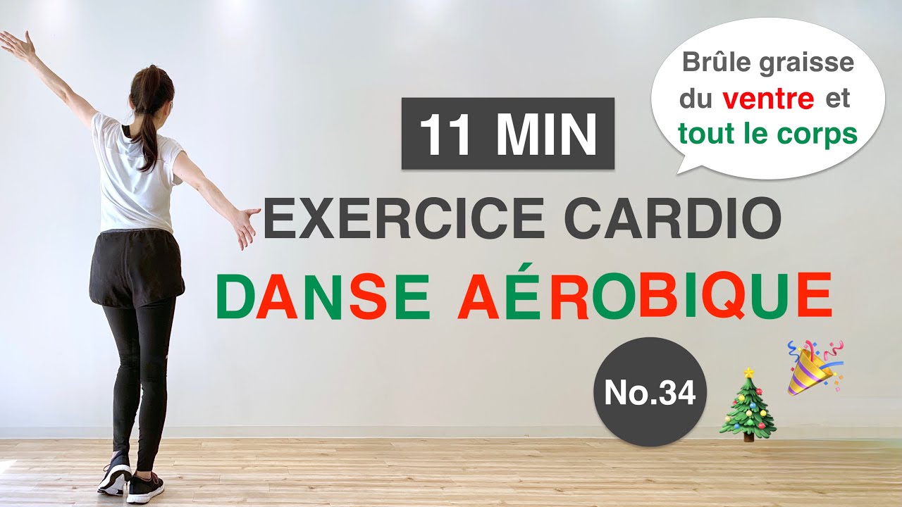 11MIN EXERCICE CARDIO- Brûle graisse du VENTRE et TOUT LE CORPS ...