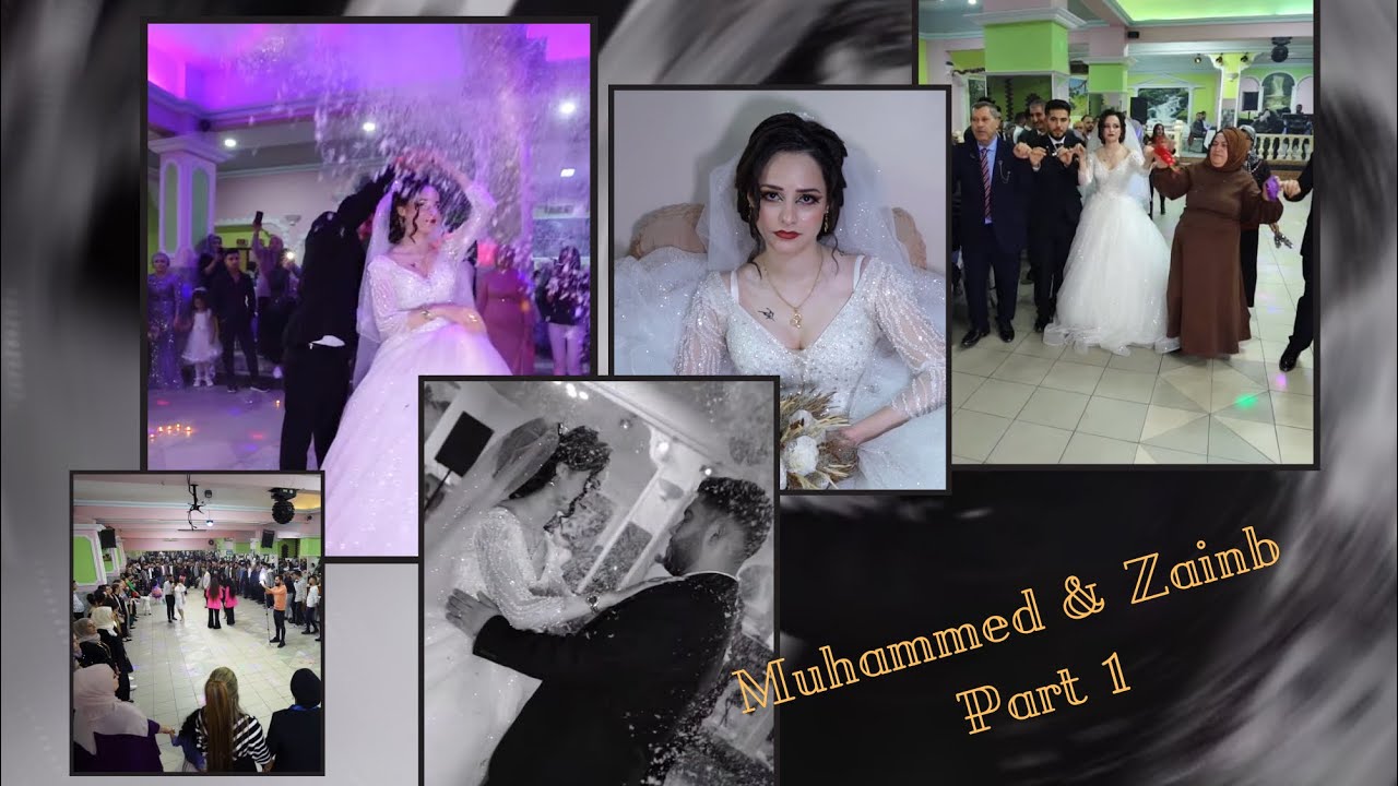 عرس ( محمد و زينب ) اجمل اعراس عفرين في اسطنبول Dawate Afrin | Mohamed & Zainb Part 1 #4kafshin ...