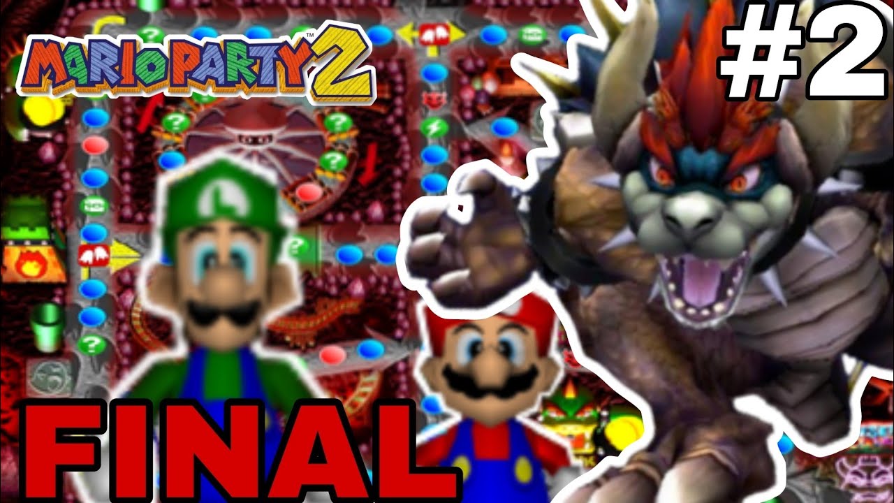 THE GRAND FINALE OF MARIO PARTY 2 | Mario Party 2 Bowser land - YouTube