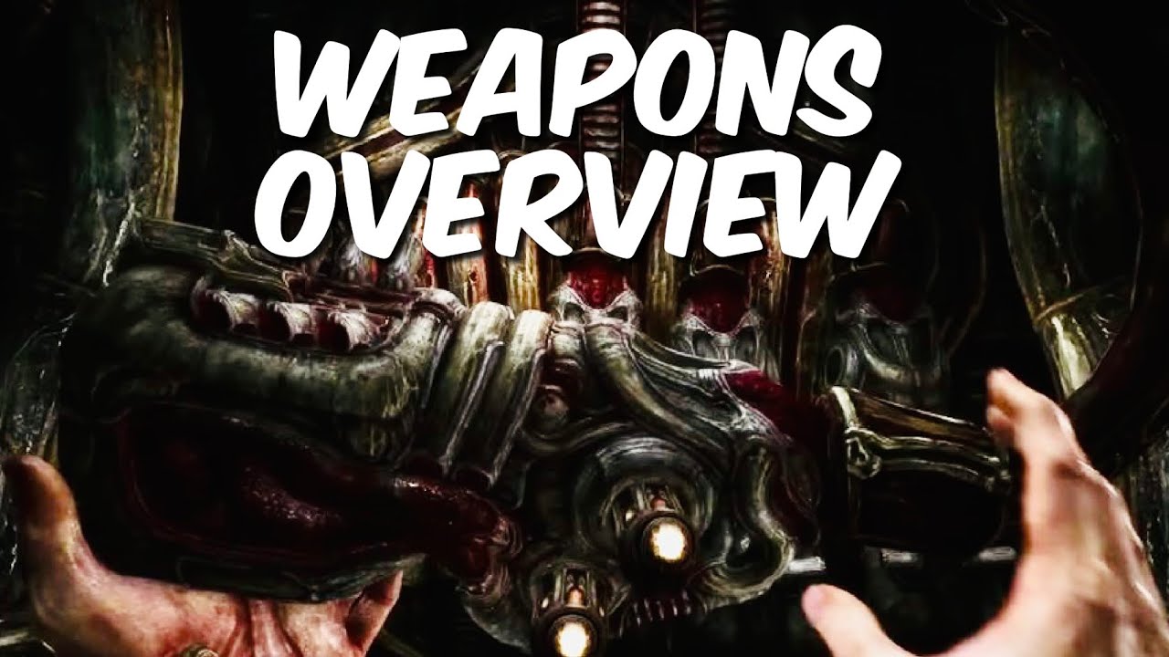 Scorn - All Weapons Overview & Tips - YouTube