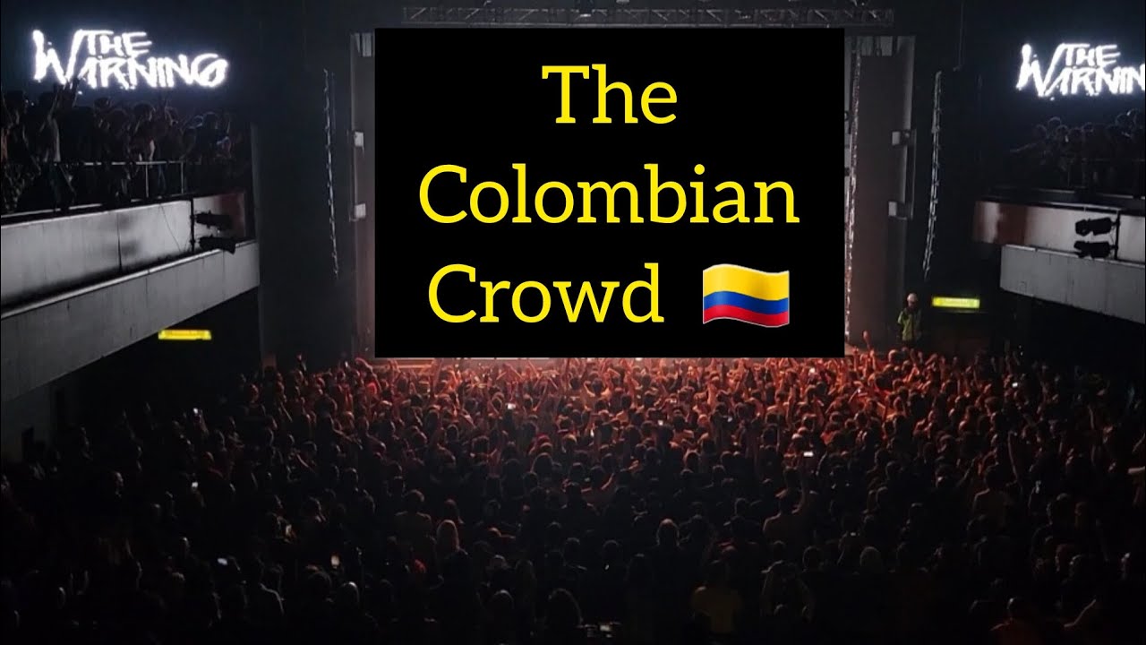 "The Colombian Crowd 🇨🇴" @TheWarning live at the Royal Center in Bogotá ...