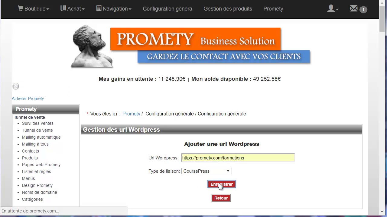Donner accès aux cours de Coursepress Pro à Partir de Promety - YouTube
