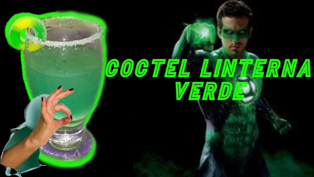 como preparar el Coctel Linterna Verde | Bebidas con vodka MUY FÁCILES ...