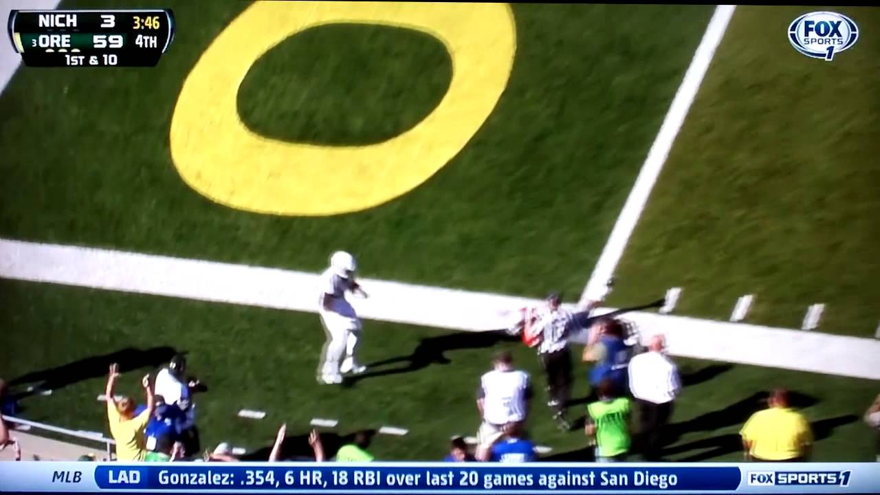 Jake Rodrigues to Chance Allen 23 yd. TD vs Nicholls St. 8/31/2013 ...