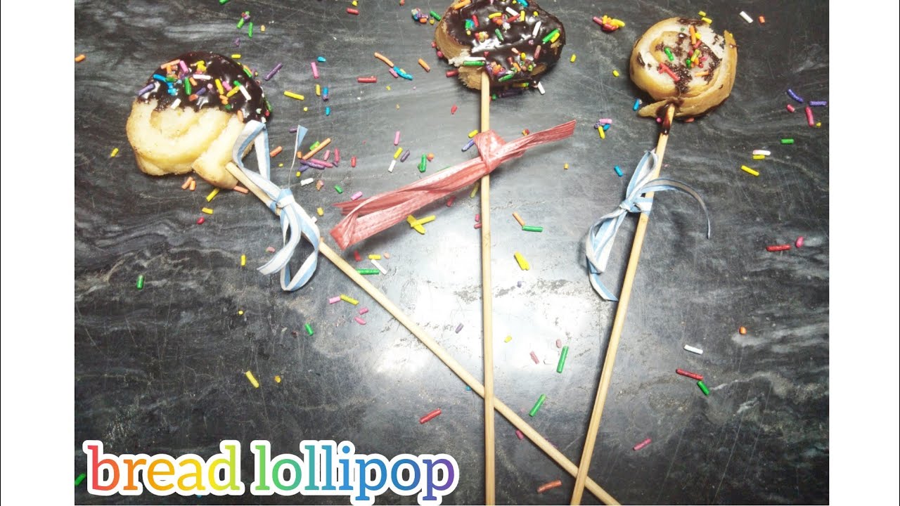 bread lollipop,how to make bread lollipop ,joyfull,chocolate bread ...