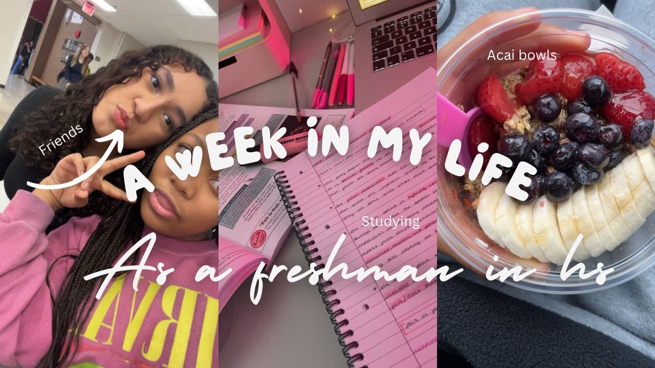 a week in my life as a freshman in high school [ cheer, homework ...