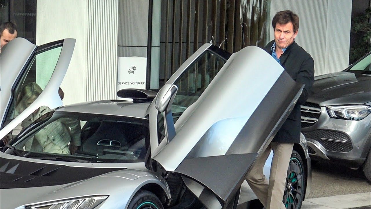 Billionaire TOTO WOLFF Driving His New AMG PROJECT ONE Through Monaco ...